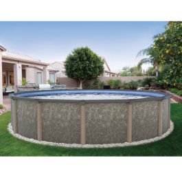 Riviera 18' Round 54" Resin Above Ground Pool Package - Includes Liner ...