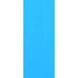 15' Round Solid Blue 20 Gauge Overlap Liner