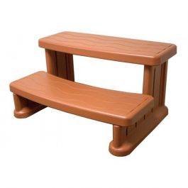 Redwood Spa Steps by Cover Valet on Sale at YourPoolHQ